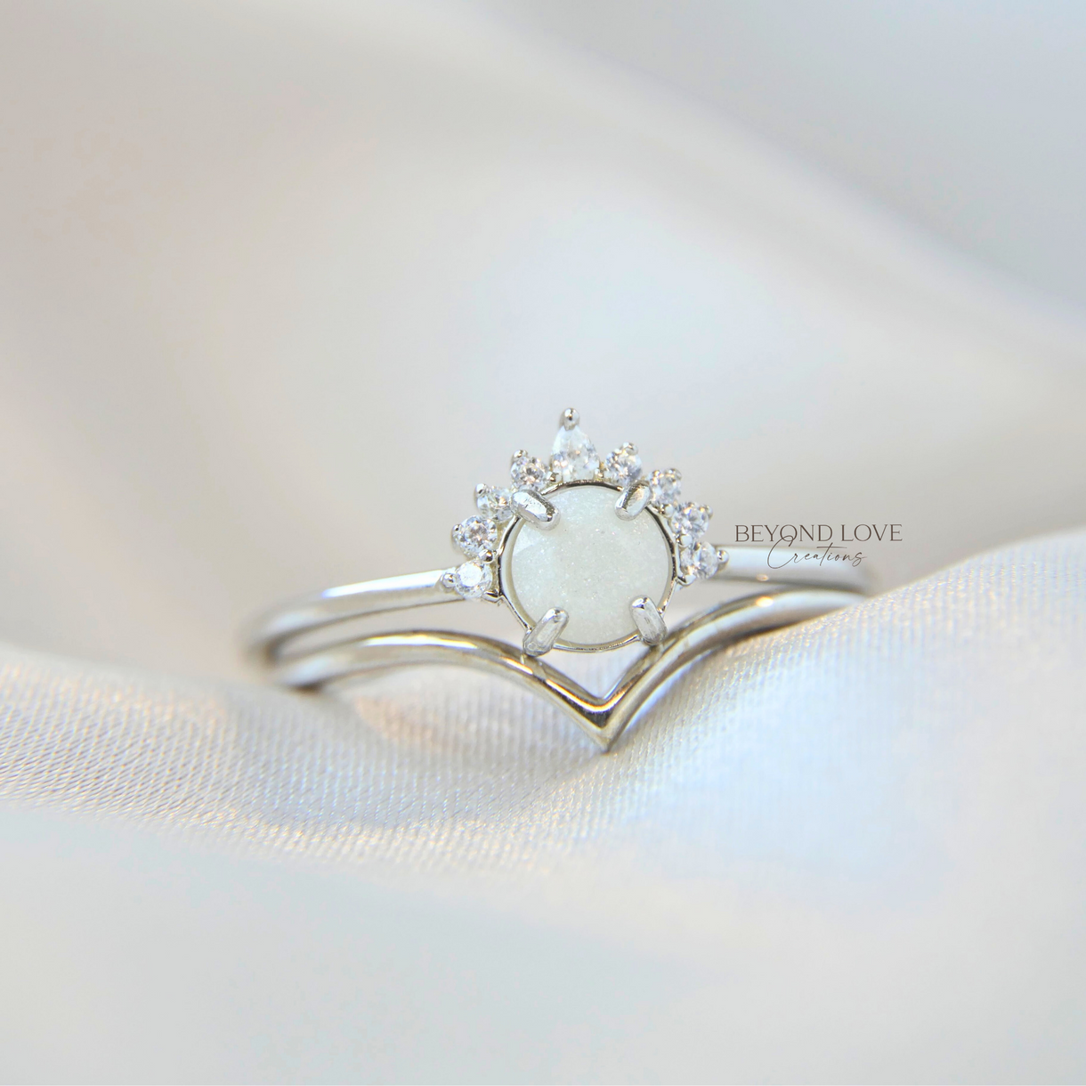 Keepsake Ring Set | Breastmilk, Ashes, Memorial Inclusions – Beyond ...